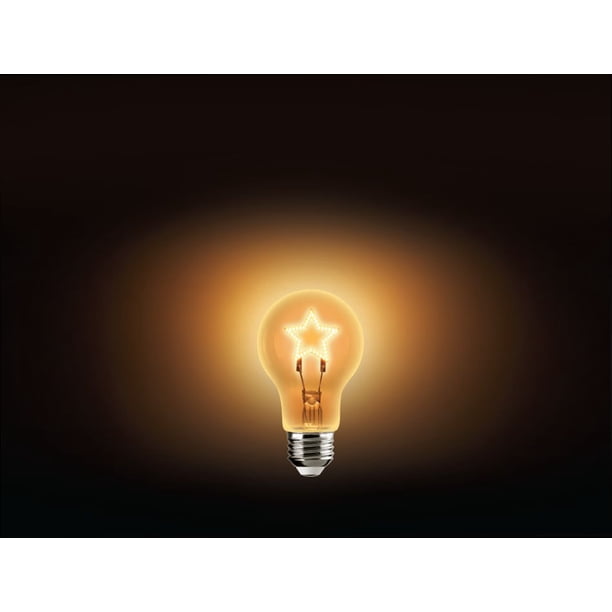 Merkury Innovations Starbulb Star Shaped LED Light, Star LED Light Bulb ...