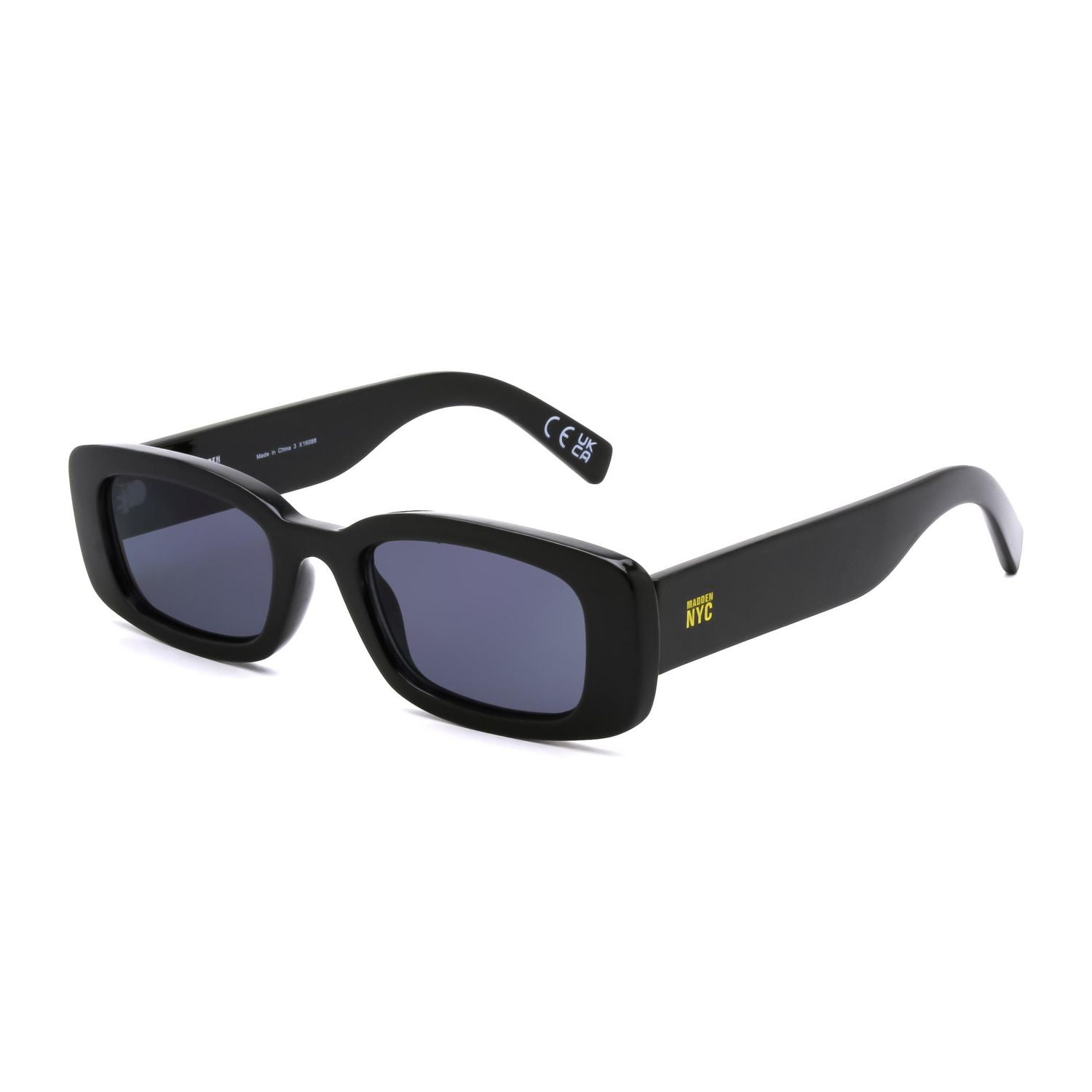 Click here for Madden Nyc Black Rectangle Sunglasses One Size prices