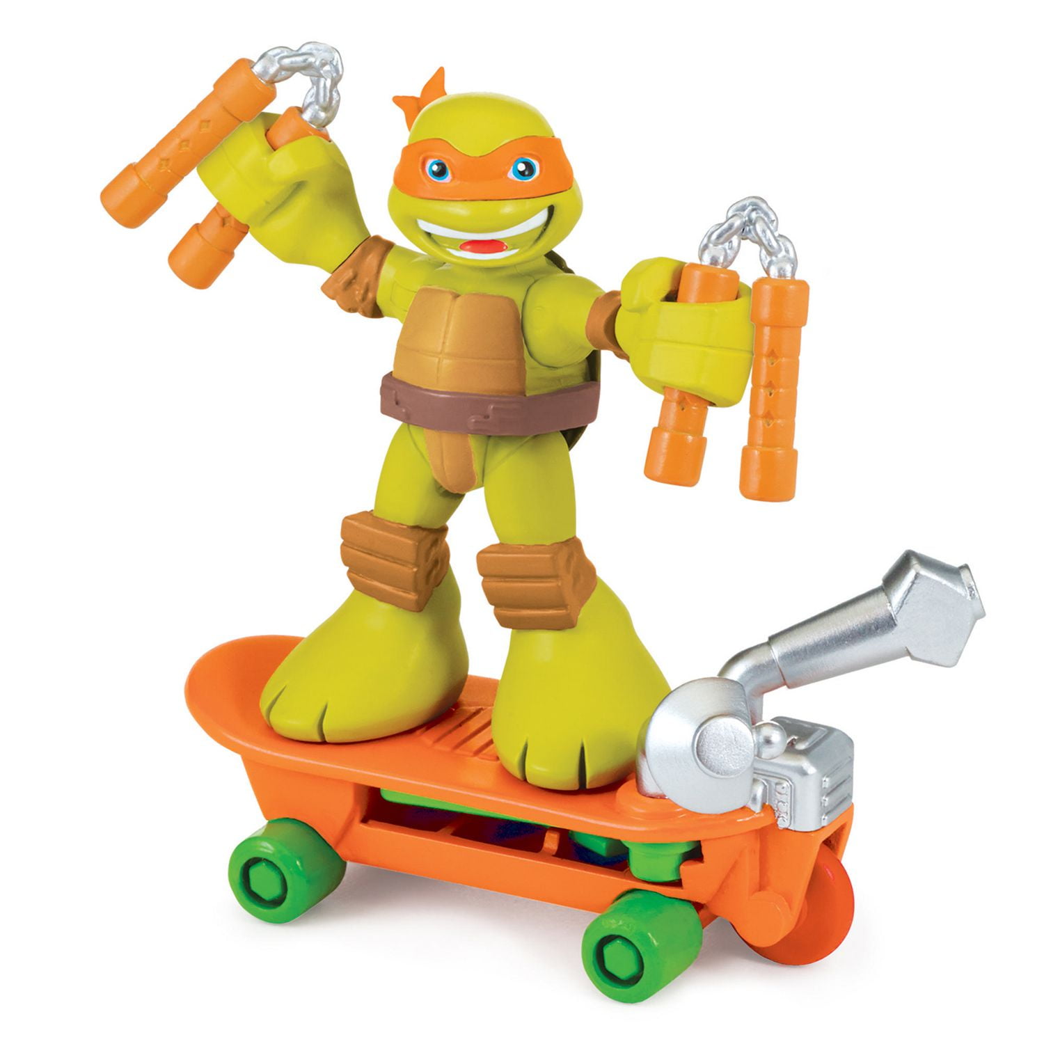 TMNT - 2.5 inch Action Figure 2pk - Mikey with Skateboard | Walmart Canada