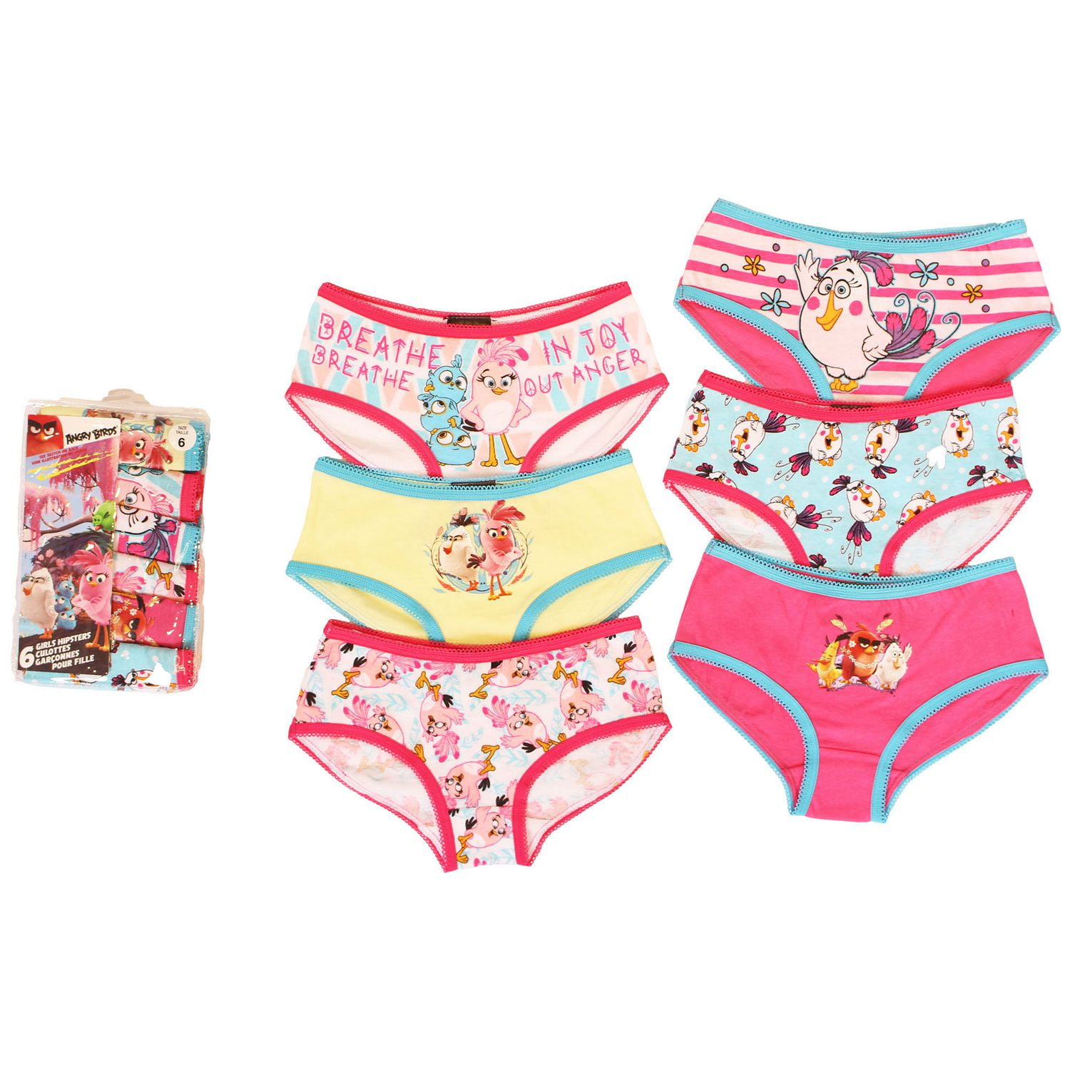 Rovio Entertainment Angry Birds Girls' 6-Pack Underwear | Walmart Canada