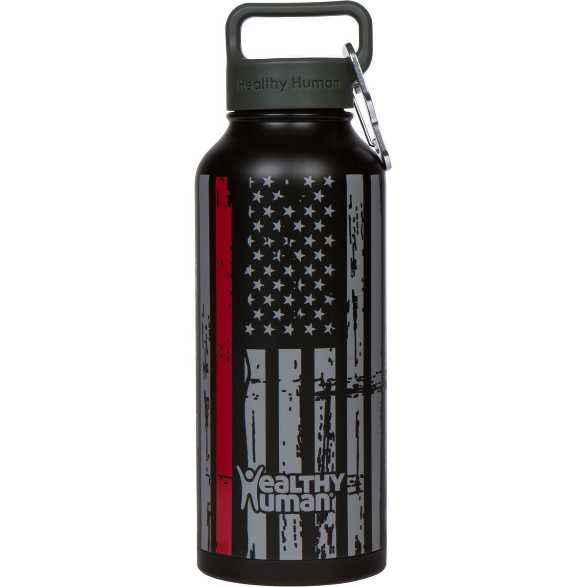 Healthy Human 32oz Stein Water Bottle - Thin Red Line | Walmart Canada