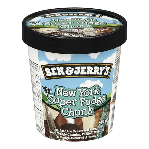 Ben & Jerry's New York Super Fudge Chunk 500ml - Walmart.ca