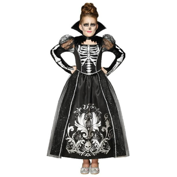 HALLOWEEN GIRLS SKELETON QUEEN COSTUME - Walmart.ca