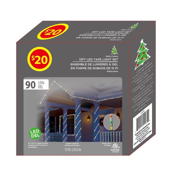15Ft LED Tape Light Set - Walmart.ca
