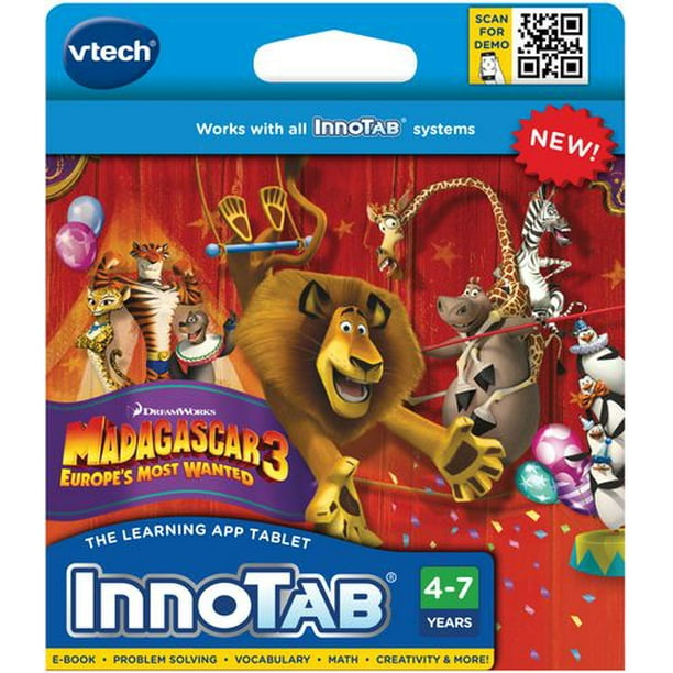 VTech Innotab Software- Madagascar 3 English Version - Walmart.ca