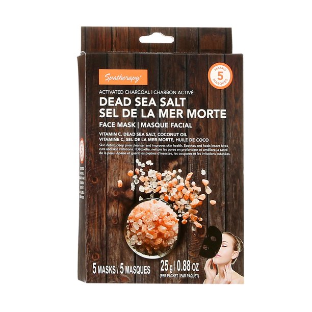 Spatherapy Activated Charcoal Dead Sea Salt Facial Masks - Walmart.ca