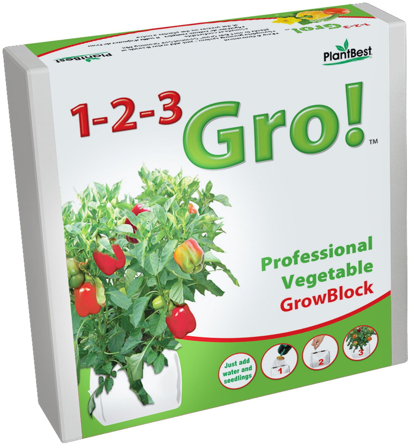 PlantBest, Inc. 1-2-3 Gro! Vegetable Grow Block - 2 Pk | Walmart Canada