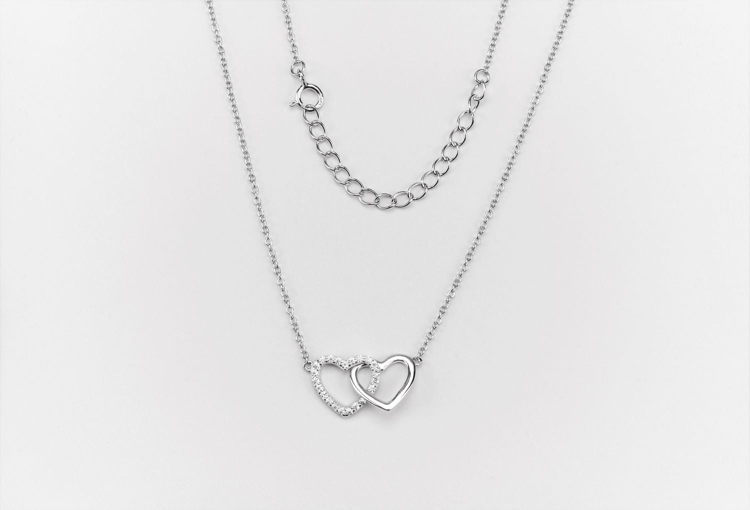 Click here for Luxury Designs Sterling Silver Mother Daughter Nec... prices