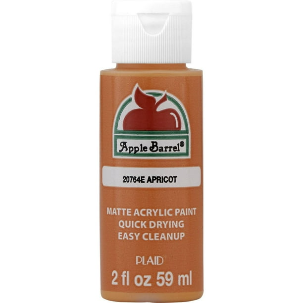 Apple Barrel Paint, 2 oz., Apricot, 2 oz Matte Acrylic Paint - Walmart.ca