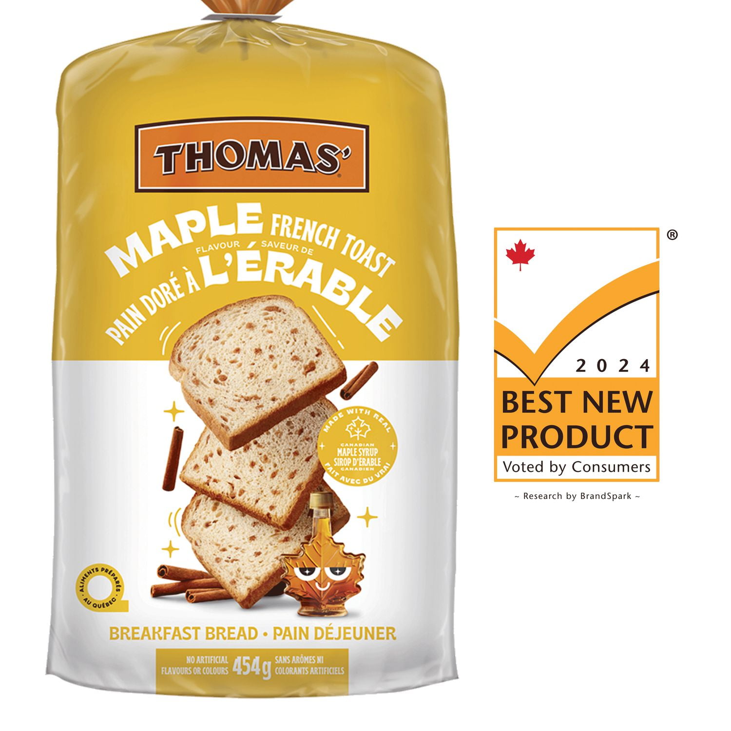 Thomas Bread Maple French Toast, 454g - Walmart.ca