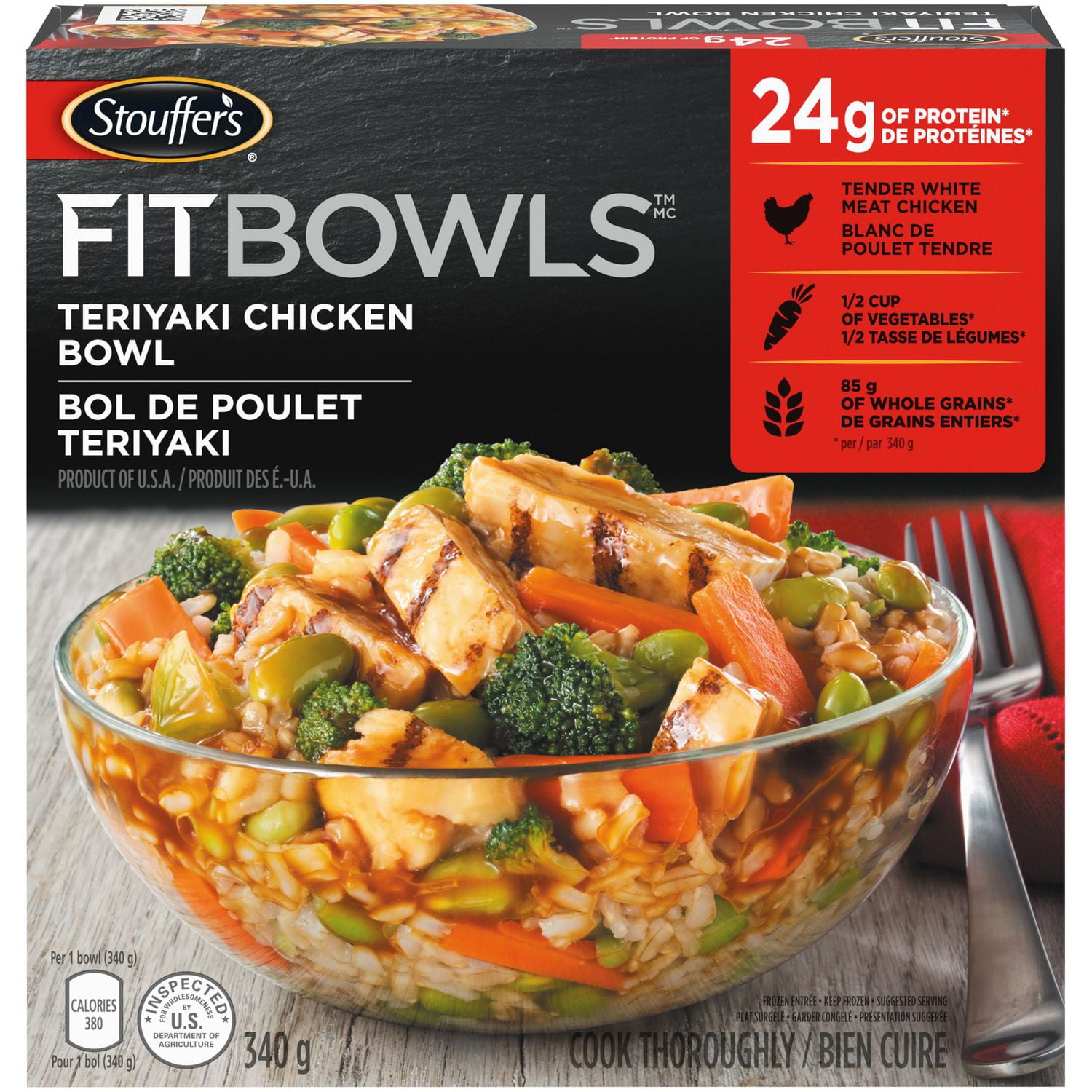 STOUFFER'S® Fit Bowls™, Teriyaki Chicken Bowl | Walmart Canada