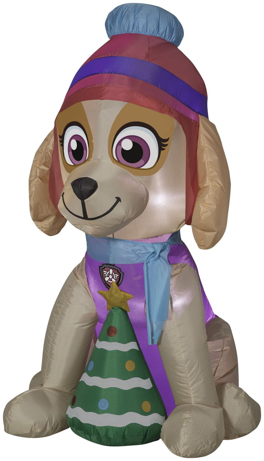 Gemmy Industries Airblown Skye in Winter Outfit | Walmart Canada