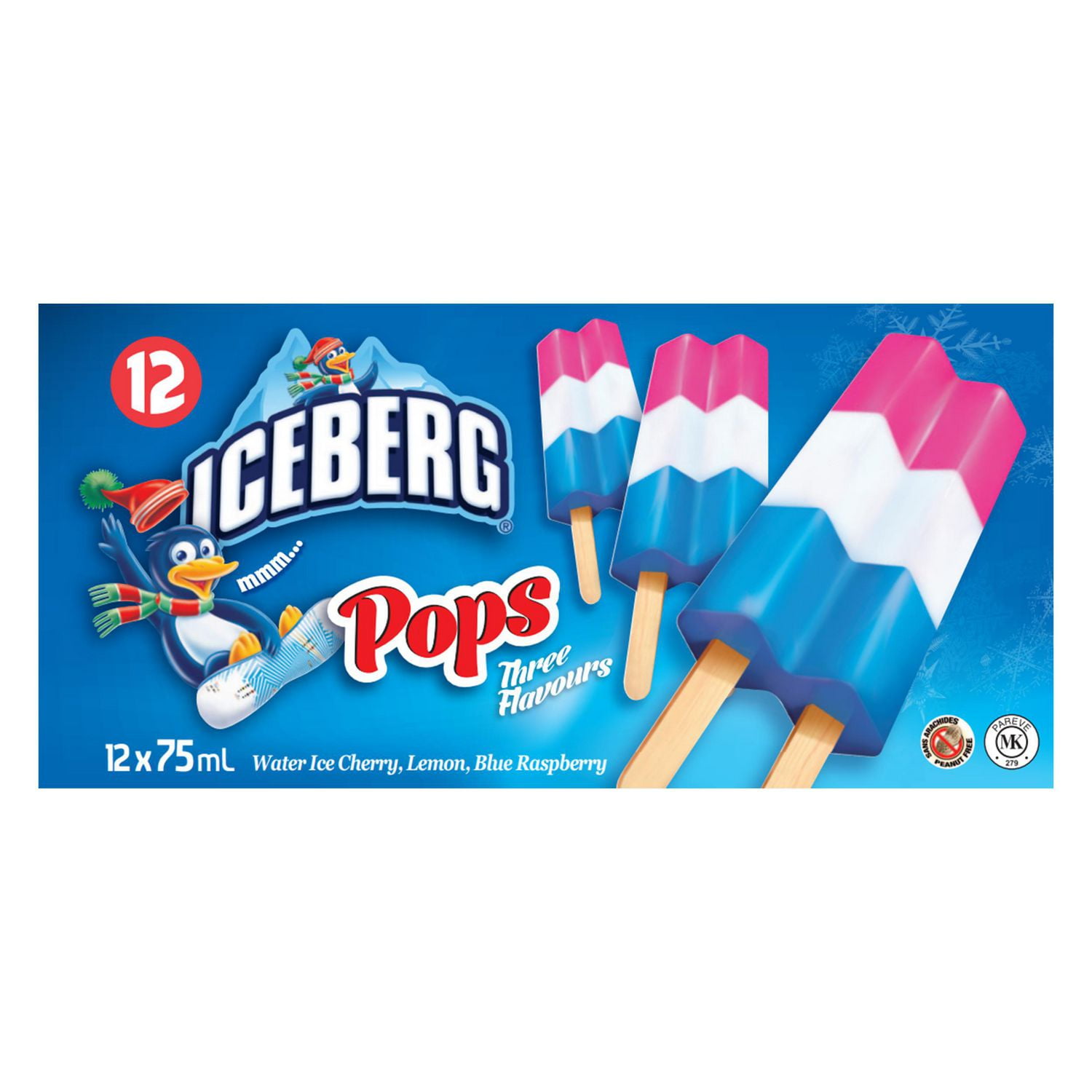 Iceberg Three Flavours Water Ice Pops | Walmart Canada