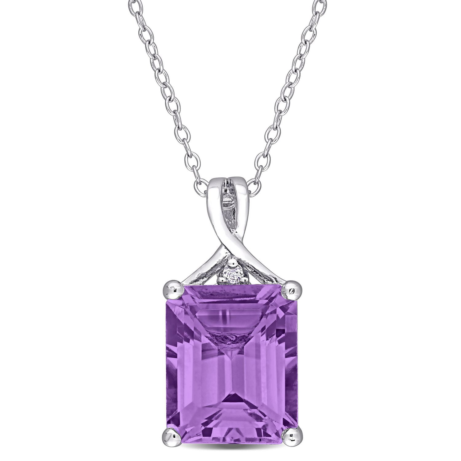 Click here for Miabella 5 Carat T. G.W. Amethyst And White Topaz... prices