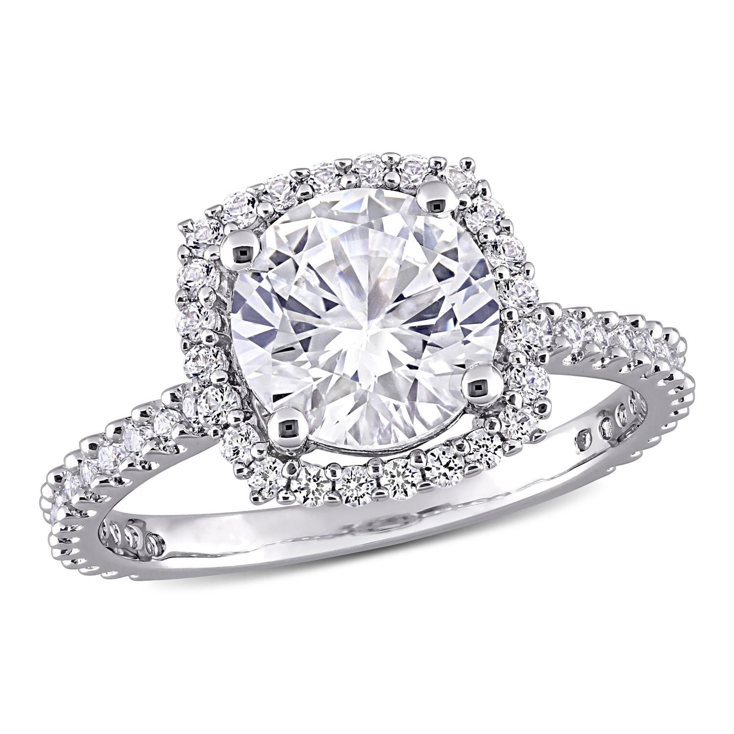 Click here for Miabella 2-7/8 Carat T. G.W. Created White Sapphir... prices