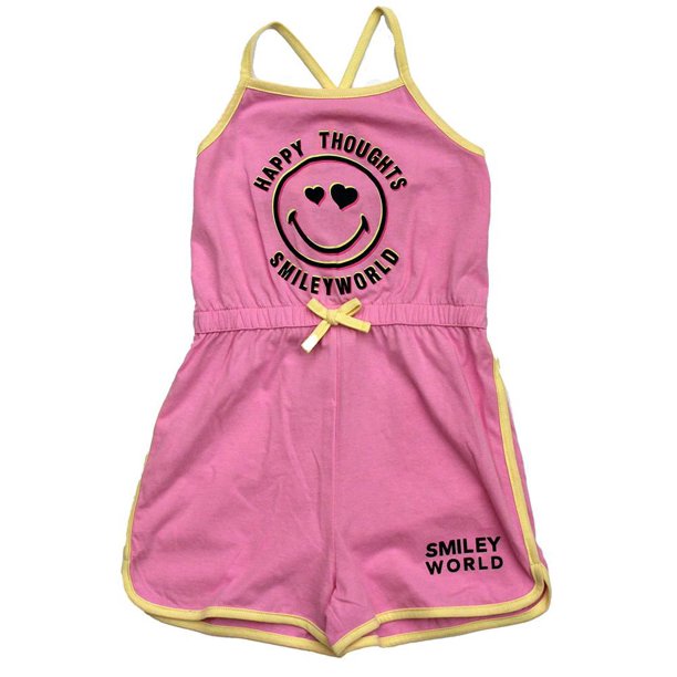 Girls Smiley World® romper. - Walmart.ca