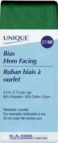 Unique Bias Hem Facing 2.3 M - Hunter Green | Walmart Canada