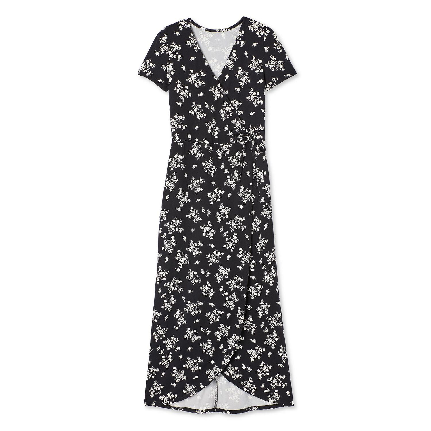 Click here for Iyla Womens Faux Wrap Knit Dress M prices