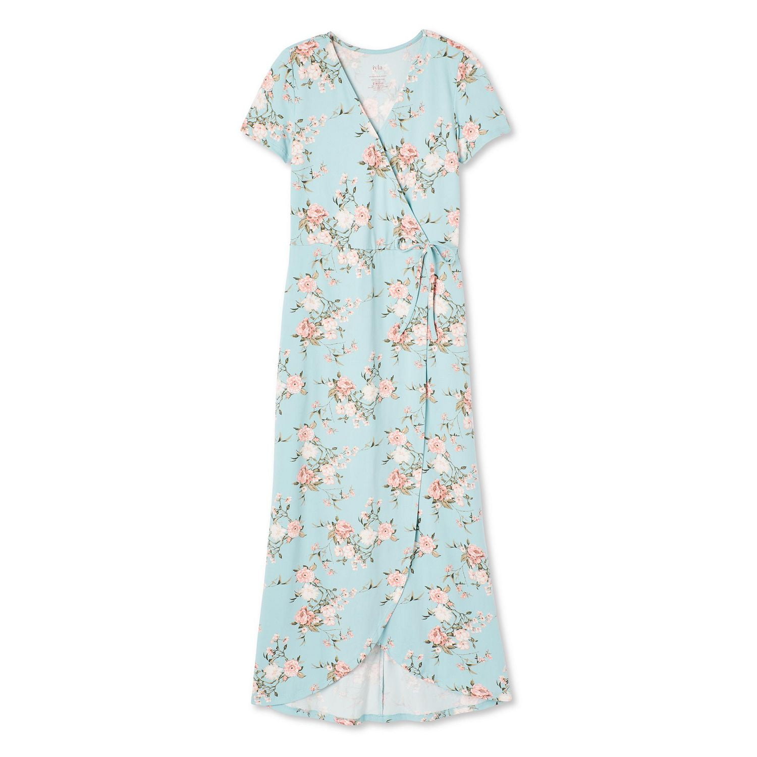 Click here for Iyla Womens Faux Wrap Knit Dress S prices