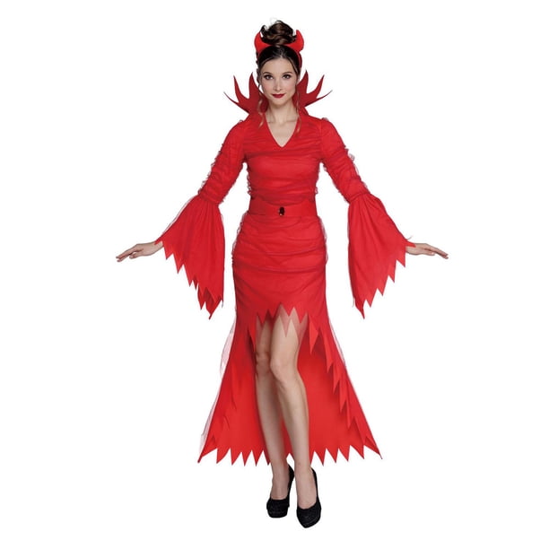HALLOWEEN WOMAN RED HOT DEVIL COSTUME, WOMAN RED HOT DEVIL COSTUME ...