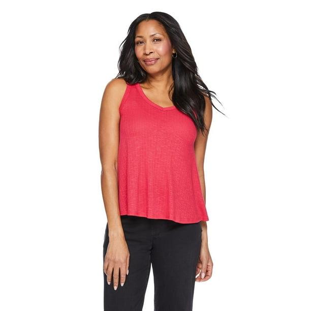 Iyla Women's Drapey V-Neckline Tank, Sizes S-XXL - Walmart.ca