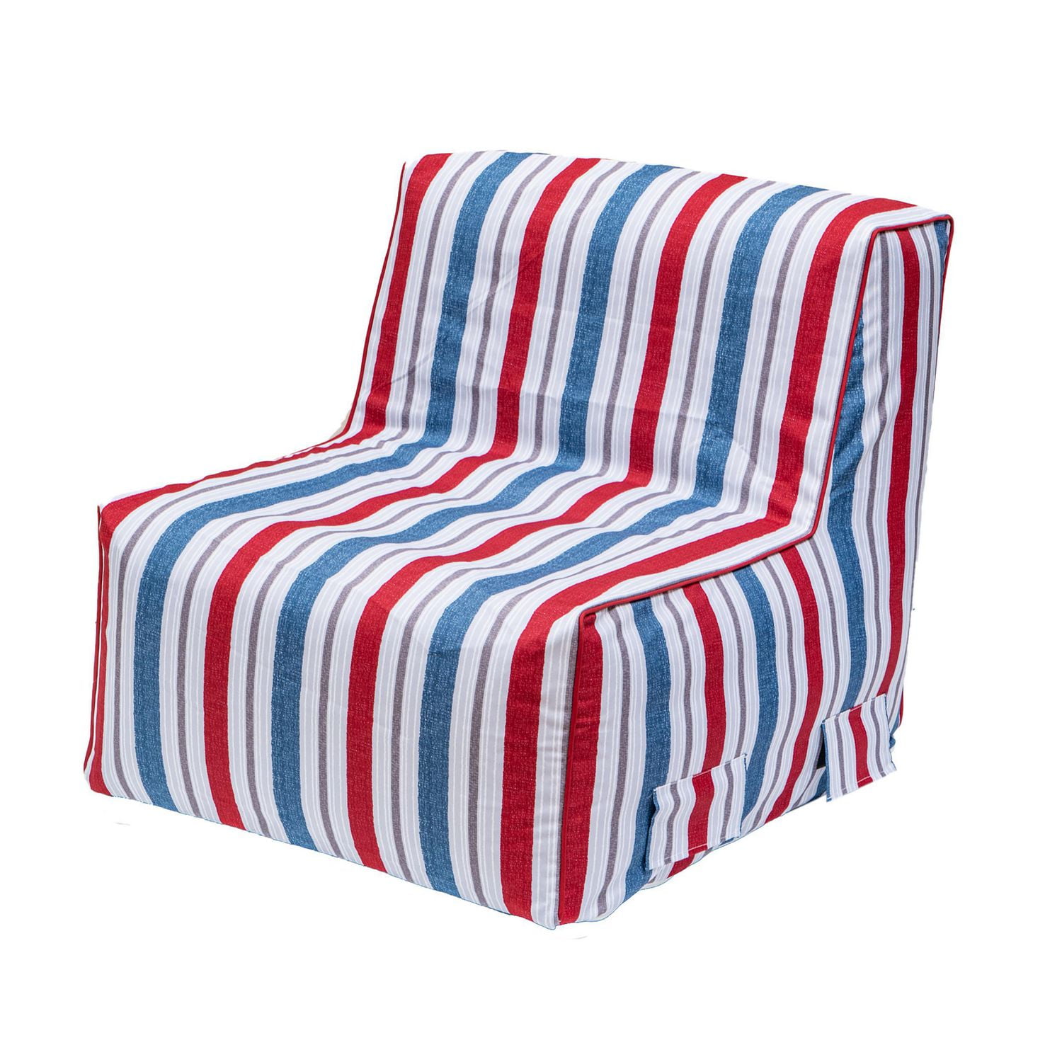 Outdoor Inflatable Lounge Chair - Navy Red Stripe | Walmart Canada