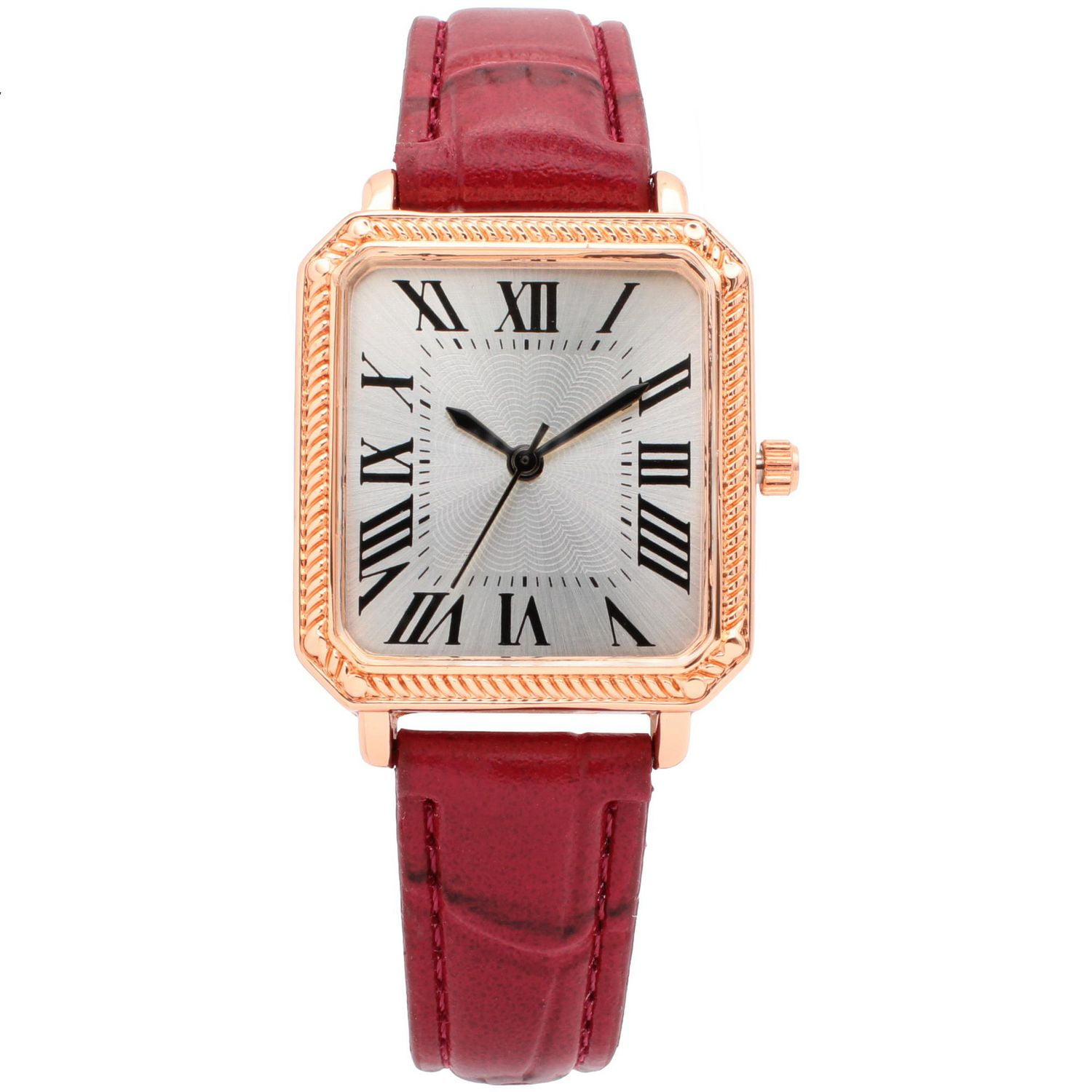 Click here for George Ladies Red Strap Watch One Size prices