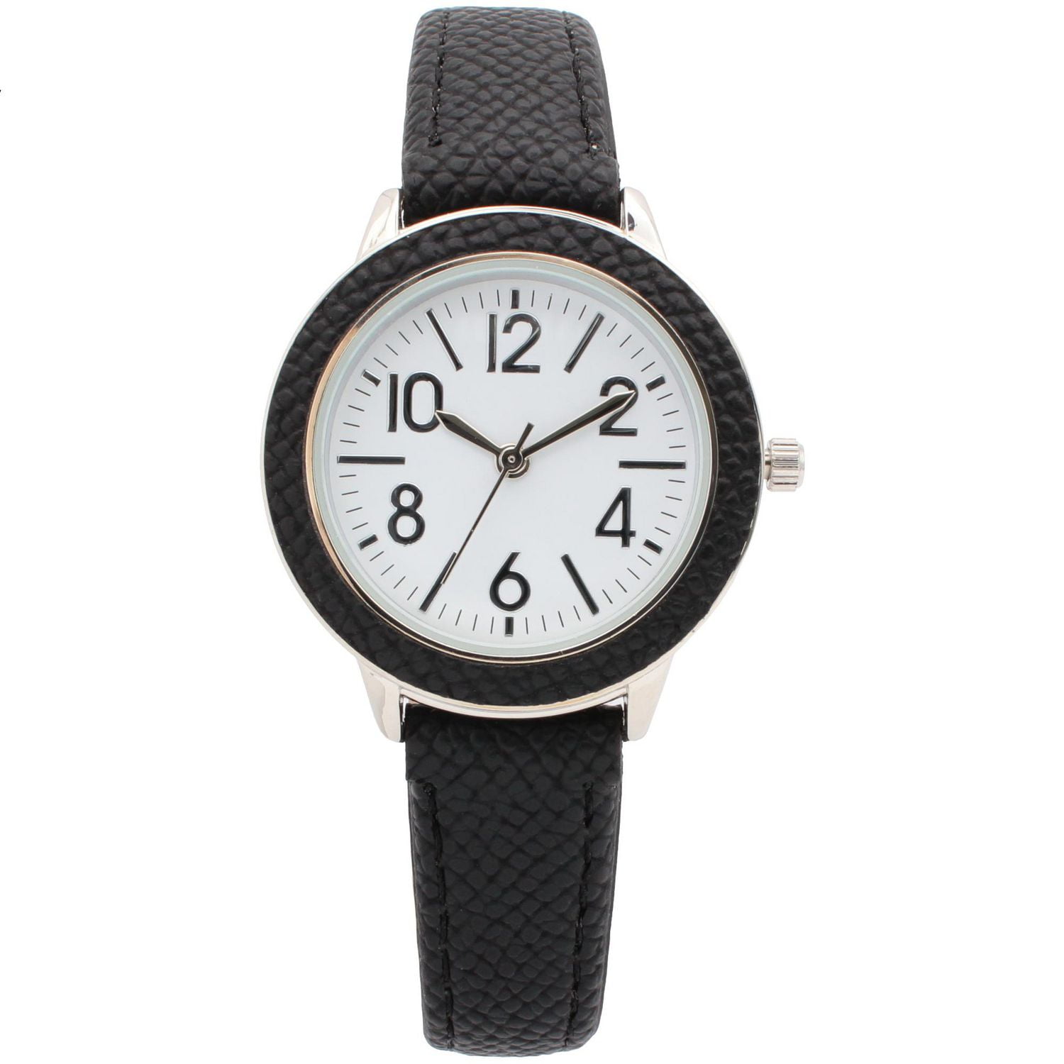 Click here for George Ladies Black Strap Watch One Size prices