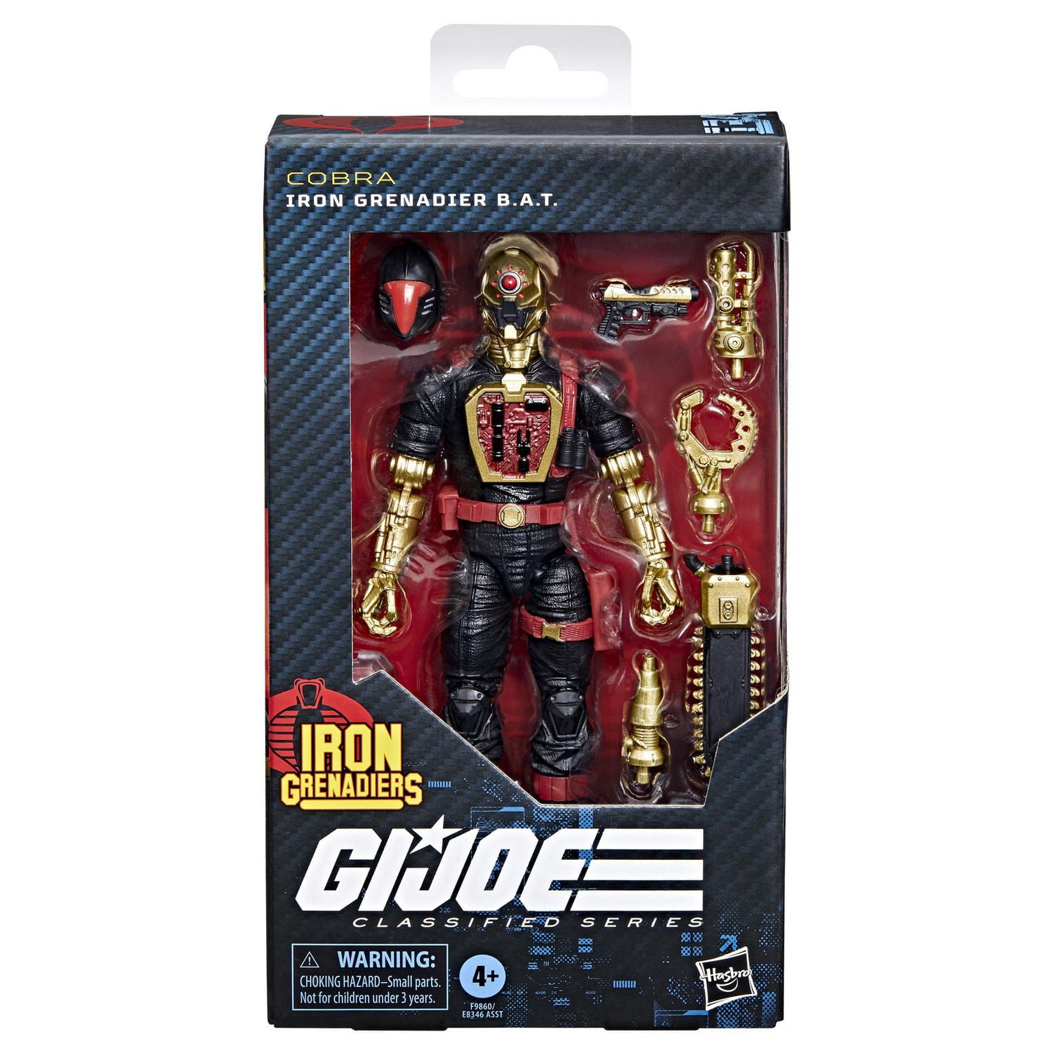 G.I. Joe Classified Series 134 Iron Grenadier B.A.T. Walmart