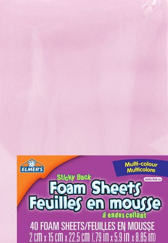 Elmer's Sticky Back Foam Sheets - Multi Colour | Walmart Canada