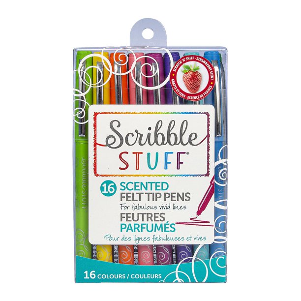 Scribble Stuff 16 ct Scented Felt - Walmart.ca