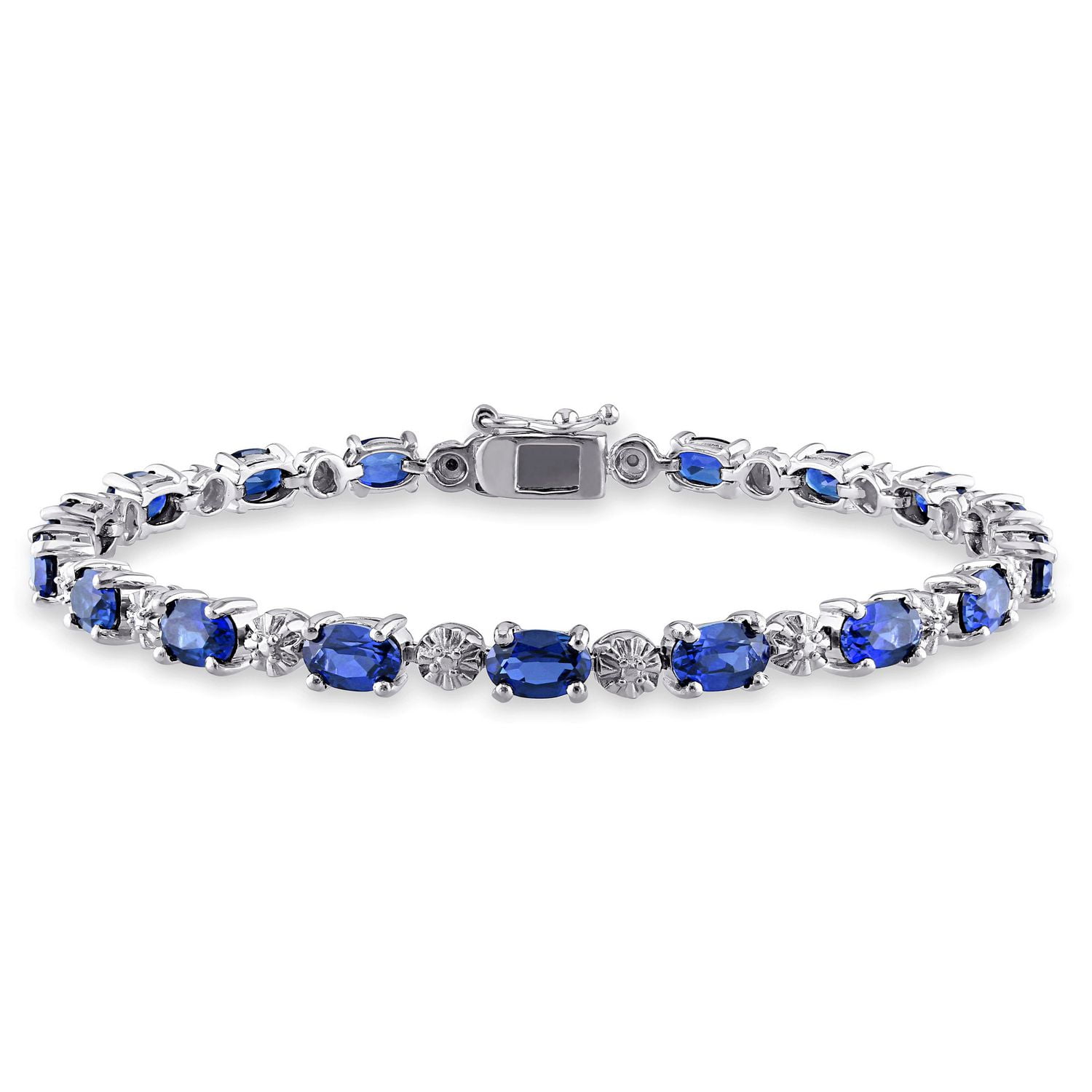 Click here for Tangelo 9-7/8 Carat T. G.W. Created Blue Sapphire... prices