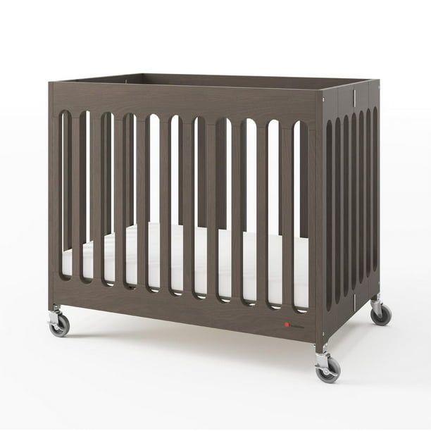 Boutique Compact Folding Mini Crib, Gray - Walmart.ca