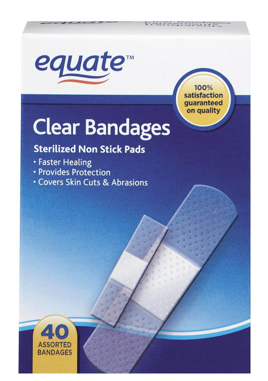 Equate Clear Bandages 40's | Walmart Canada