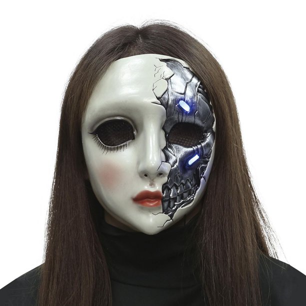 Way to Celebrate Adult Unisex Halloween Cyber Exposed Mask - Walmart.ca