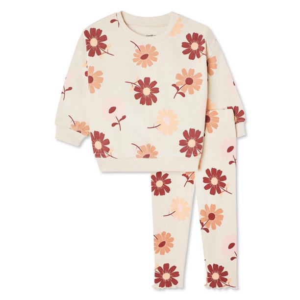 George Baby Girls' Lounge 2-Piece Set - Walmart.ca