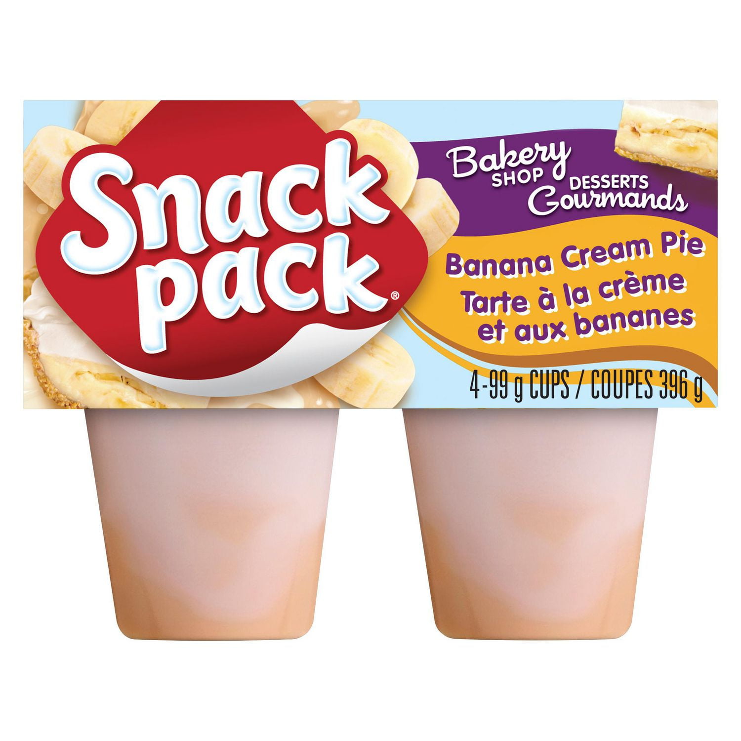 Snack Pack® Banana Cream Pie Pudding Cups | Walmart Canada