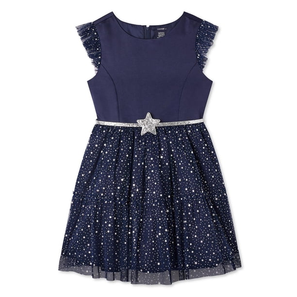 George Girls' Star Belted Dress - Walmart.ca