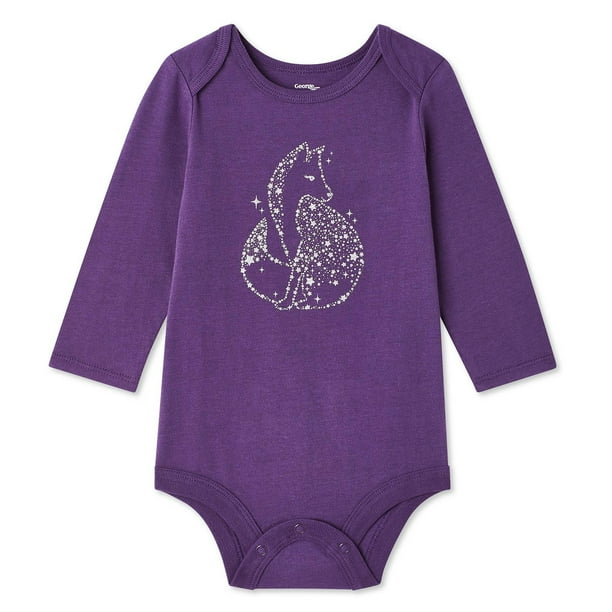 George Baby Girls' Long Sleeve Bodysuit - Walmart.ca