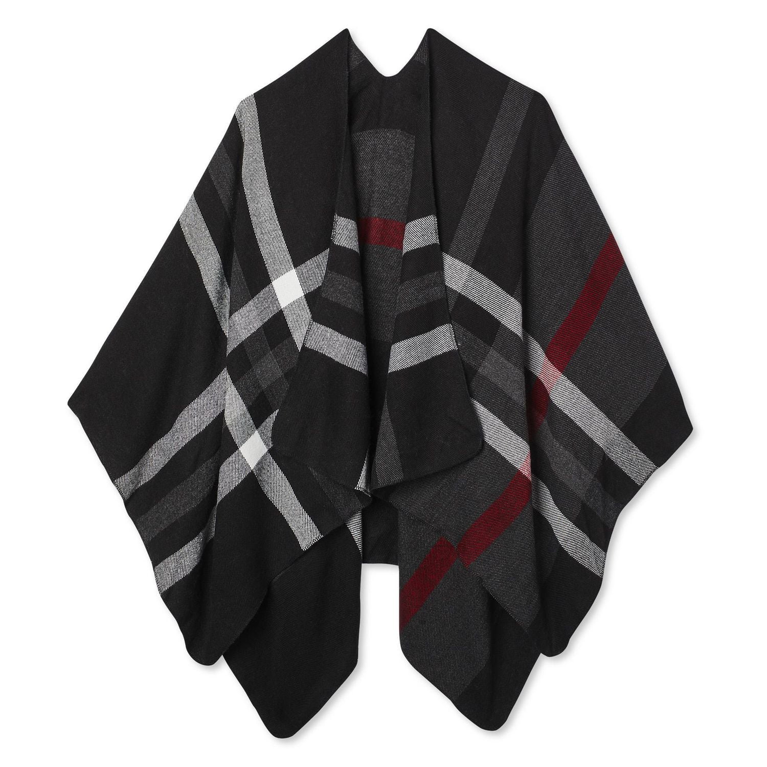 George Women's Plaid Ruana | Walmart Canada