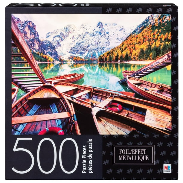 500-Piece Jigsaw Puzzle with Foil Accents, for Kids and Adults, Boats ...