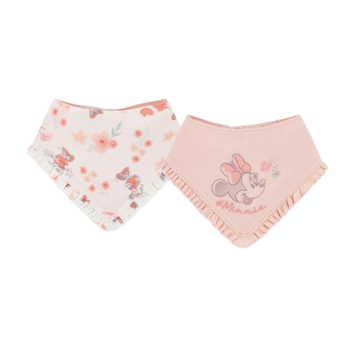Click here for Disney Minniy Mouse Organic Cotton 2pc Bib Set For... prices