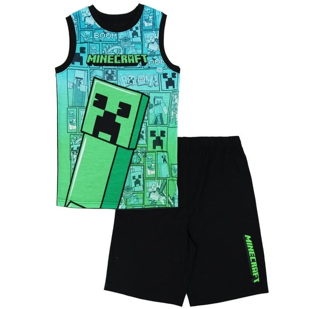 Minecraft Knit Sleep 2 Piece PJ set - Walmart.ca