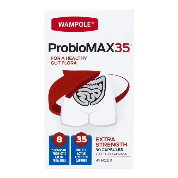 Wampole Probiomax35 Extra Strength Vegetable Capsules - Walmart.ca