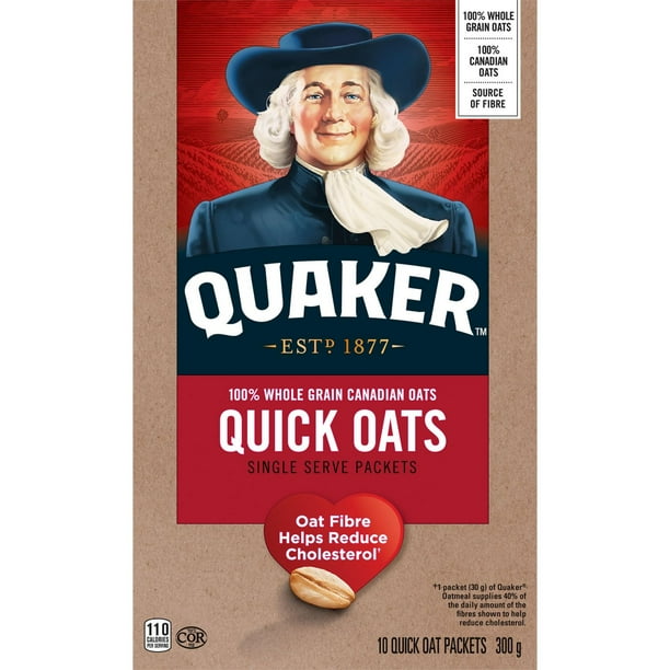 Quaker Quick Oats Instant Oatmeal, 300GM - Walmart.ca