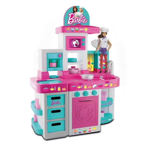 Barbie Large Kitchen with 40 Accessories by Toy Shock - Walmart.ca