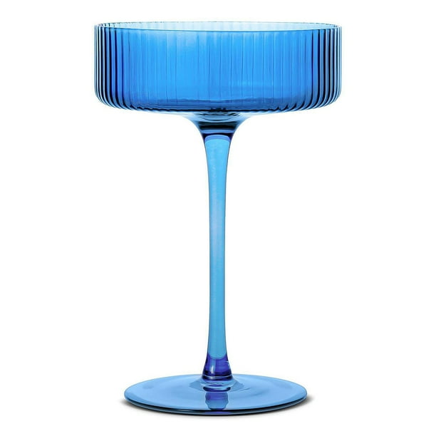 Ribbed Cocktail Coupe 290ml, Set of 4 - Walmart.ca