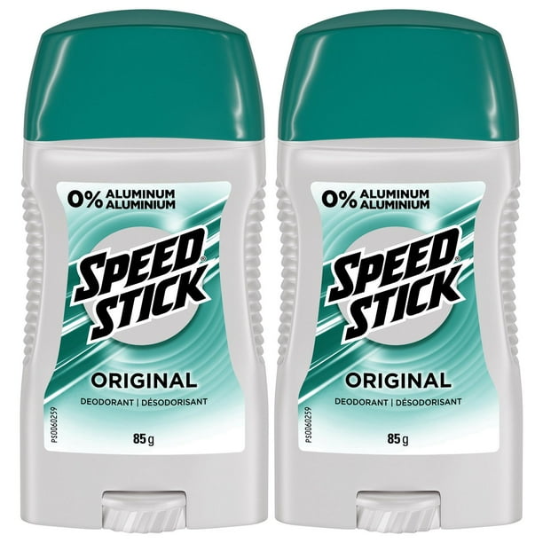 Speedstick Men's Deodorant Stick, Original, 2 x 85 g - Walmart.ca