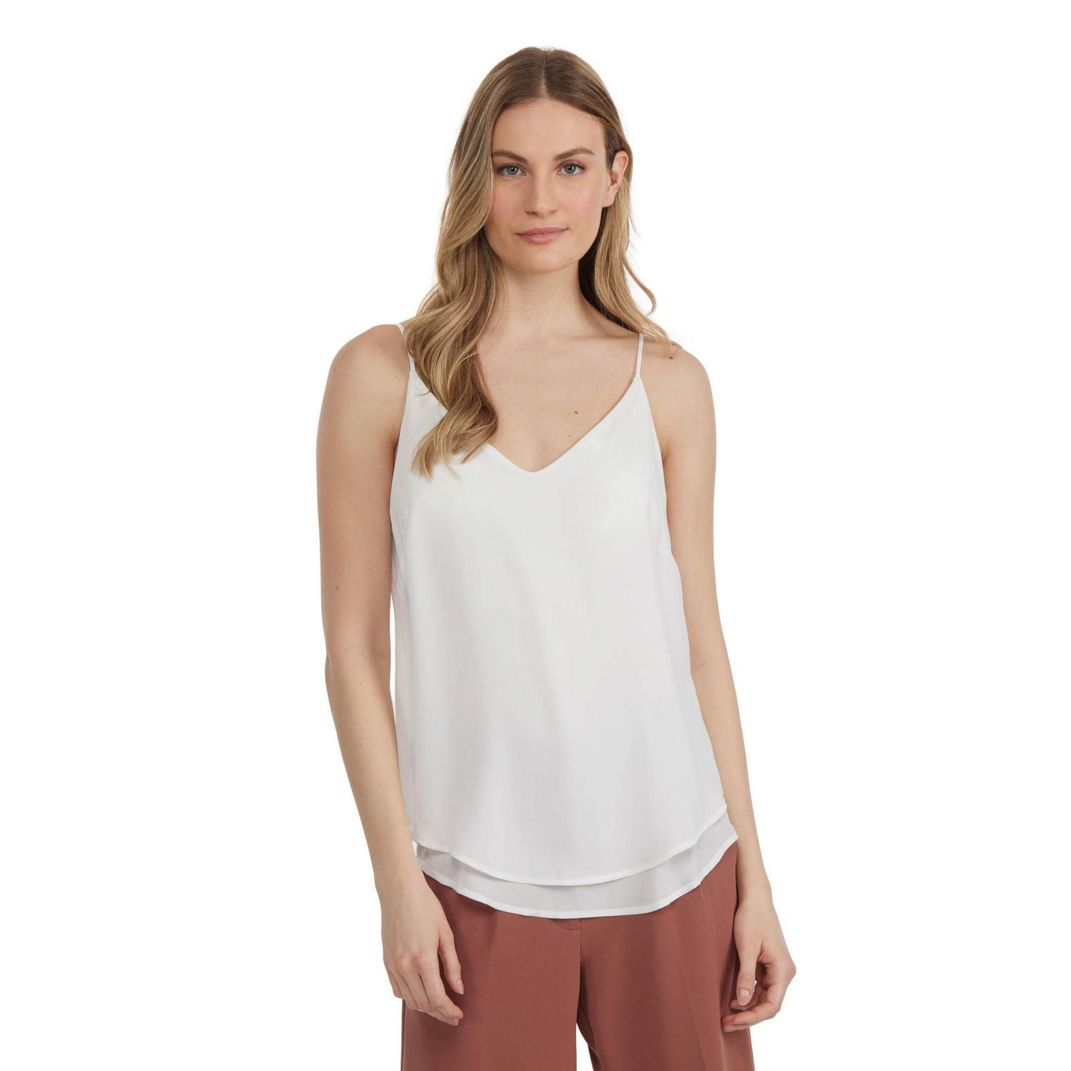 Click here for Mexx Womens Two-Toned Reversible V-Neck Tank Top S prices