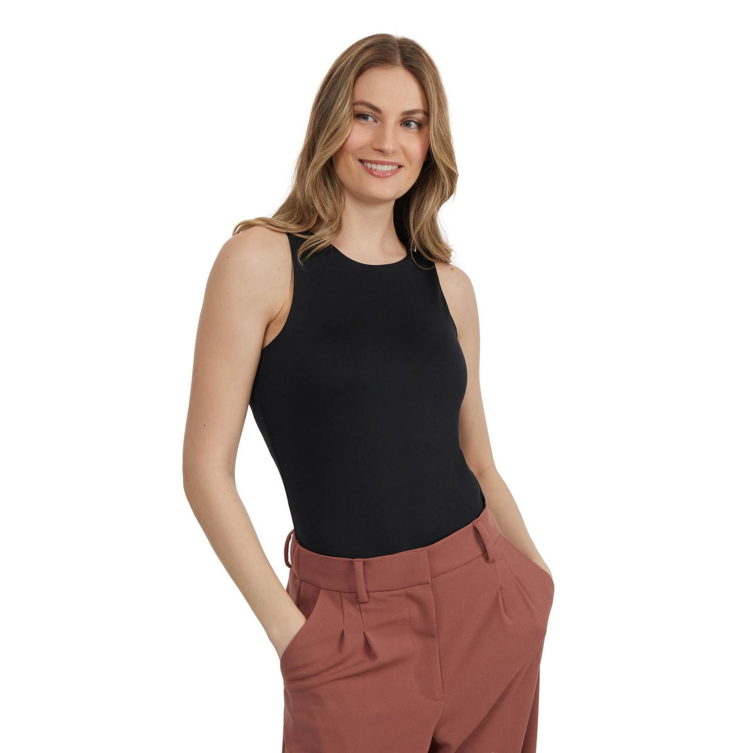 Click here for Mexx Womens Round Collar Sleeveless Knit Bodysuit... prices